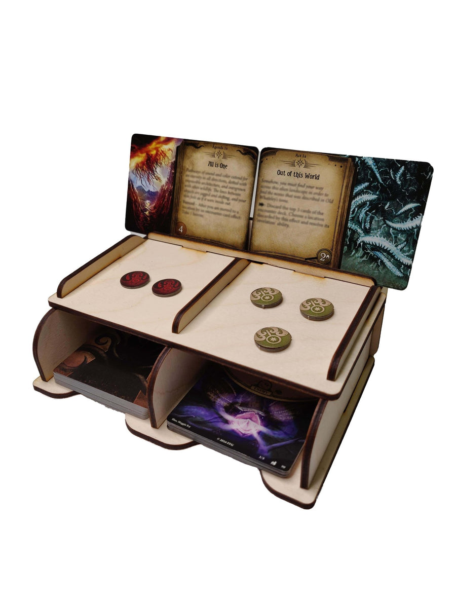 Wooden Card Organiser- Arkham LCG Encounter Deck Holder ...